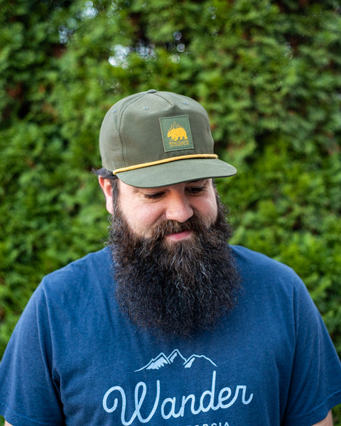 Wandering Bear Hat - Loden – Wander North Georgia